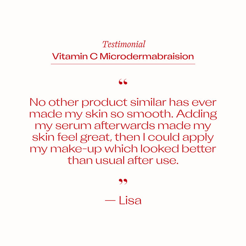 Trilogy Natural Products | Vitamin C Microdermabrasion