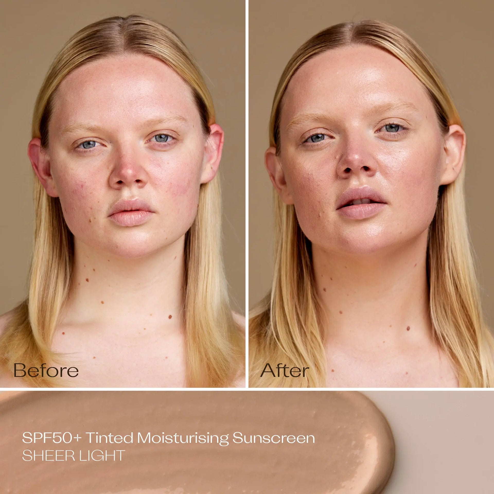 SPF 50+ Sheer Tinted Moisturising Sunscreen, 50mL - Trilogy Natural ...