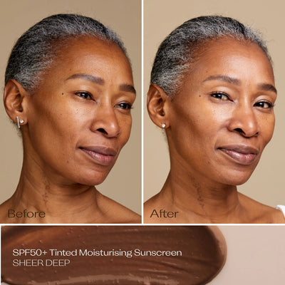 SPF 50+ Sheer Tinted Moisturising Sunscreen, 50mL - Trilogy Natural